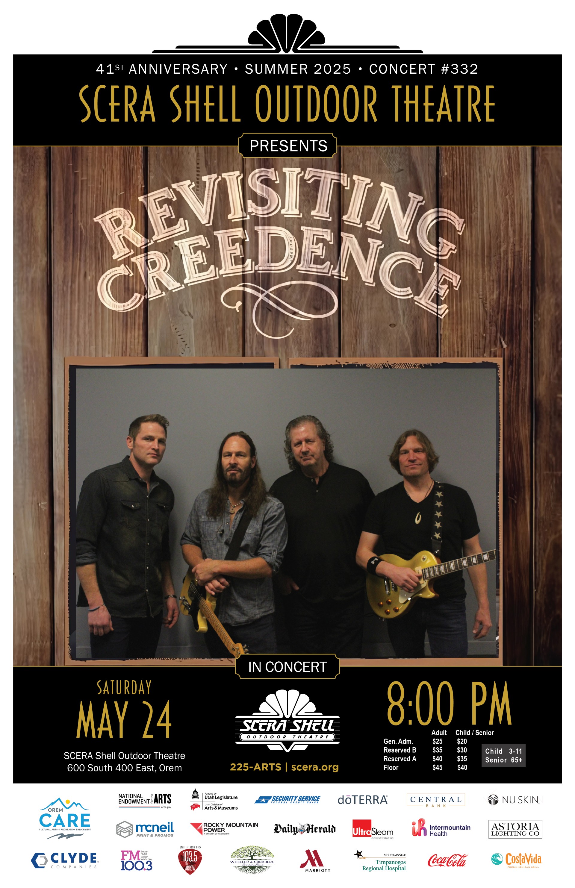 Kicking Off Summer Under the Stars: Revisiting Creedence at the SCERA ...